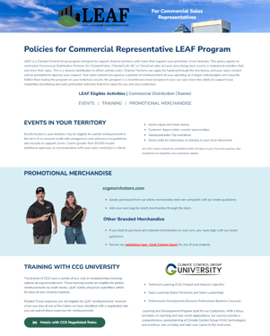 Climate Control Group LEAF Program